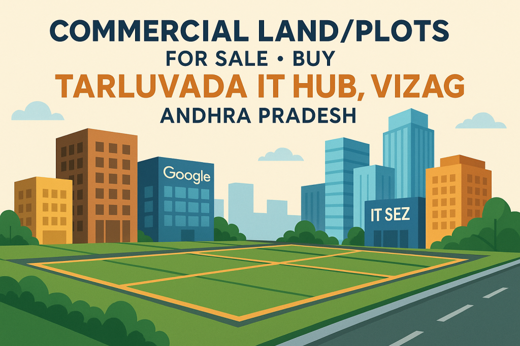 Commercial Land/Plots for Sale/Buy in Tarluvada IT hub - VMRDA Plots Vizag
